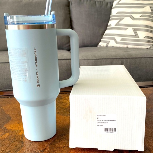 Stanley | Dining | Nwt Limited Edition 224 Stanleystarbucks Baby Blue ...